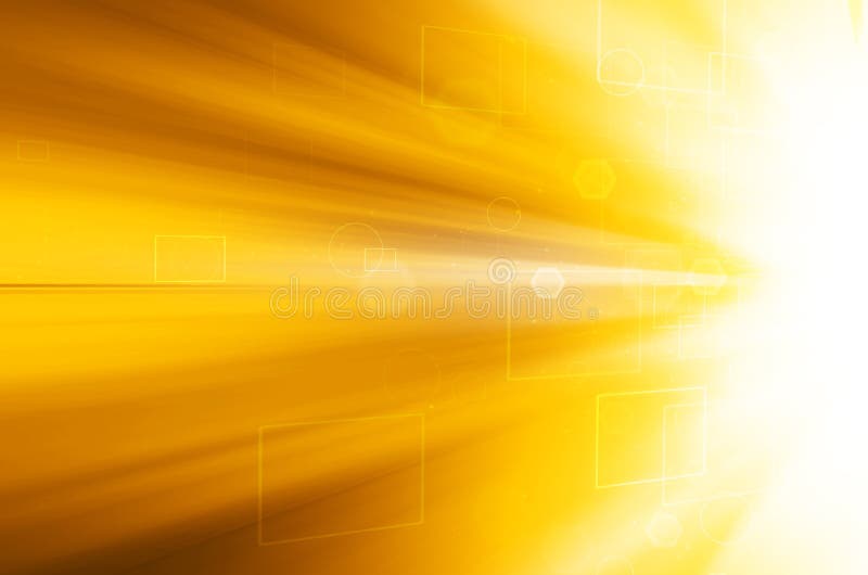 Abstract Yellow Technology Background Stock Vector - Illustration of ...