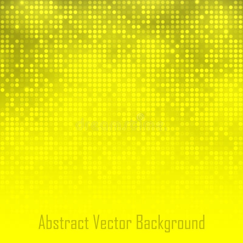 Abstract Yellow Technology Glow Background. Stock Vector - Illustration ...