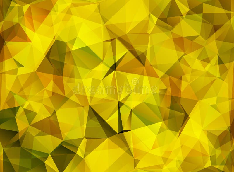 Abstract Yellow Triangle Background Stock Vector - Illustration of ...