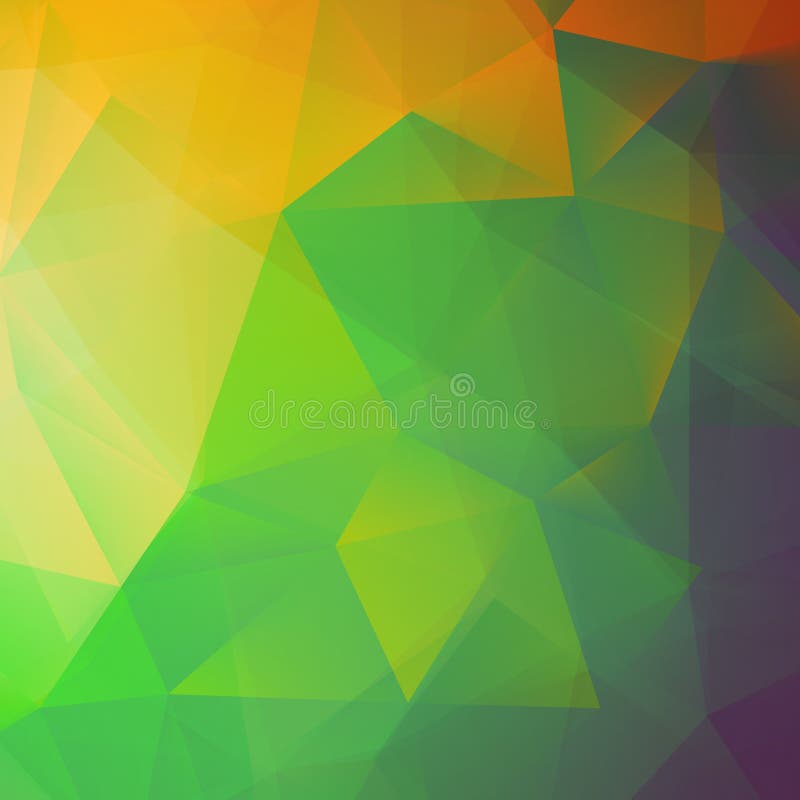 Abstract Yellow Triangle Shapes. + EPS10 Stock Vector - Illustration of ...
