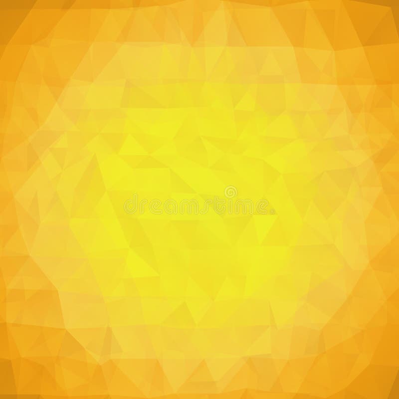 Abstract Yellow Triangles Background Stock Vector - Illustration of ...