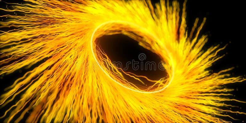 Yellow vortex stock illustration. Illustration of light - 6248052