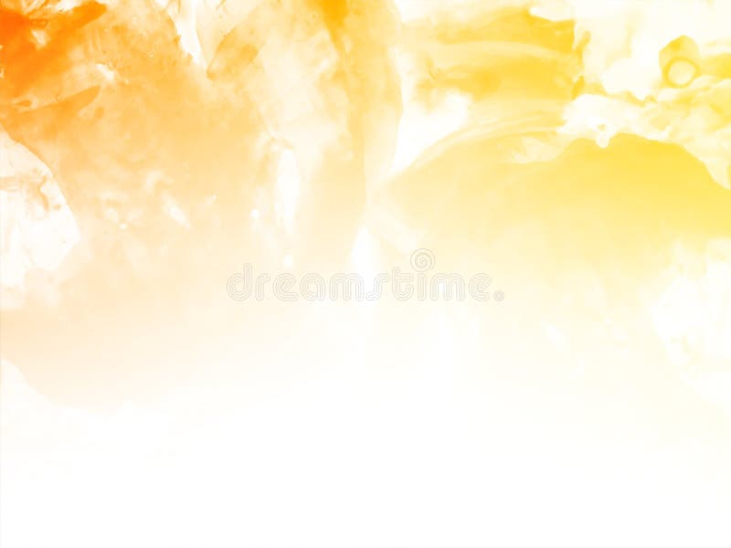 Abstract Yellow Watercolor Background Stock Vector - Illustration of ...
