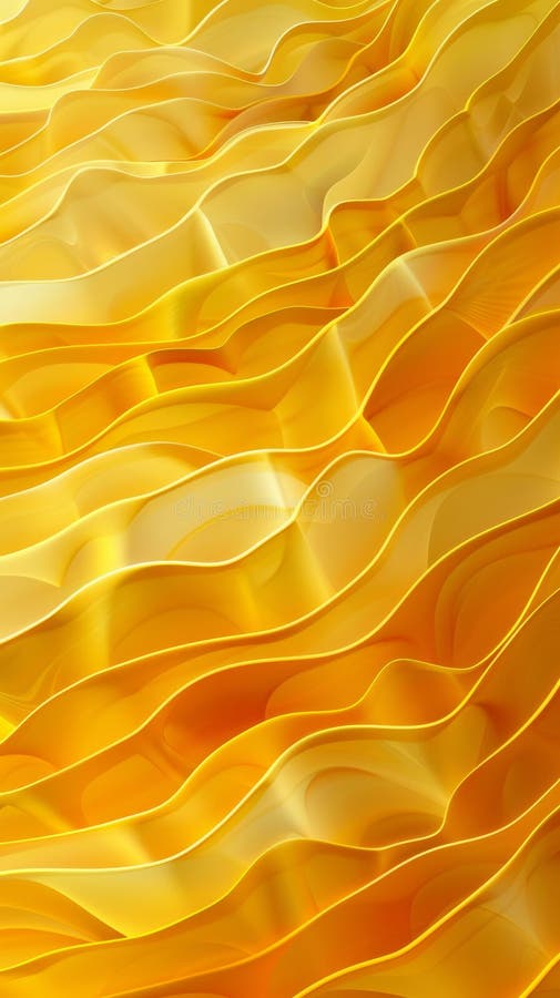 Abstract Yellow Wave Pattern Background, Vibrant and Dynamic Design ...