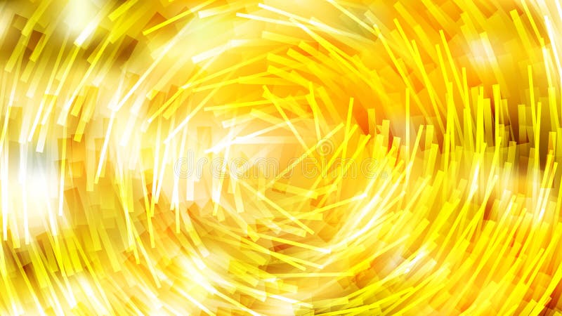 Abstract Yellow and White Random Circular Striped Lines Background ...