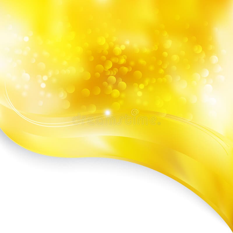 Abstract Yellow and White Wave Border Folder Background Beautiful ...