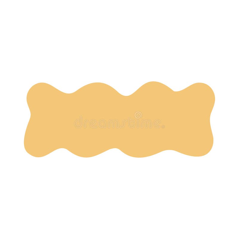 Abstract Yellow Zigzag Blob Shape Icon Stock Vector - Illustration of ...