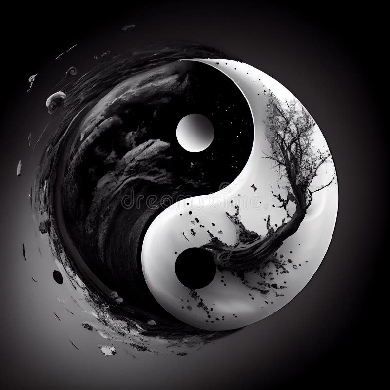 Abstract yin yang symbol stock illustration. Illustration of meditation ... Abstract yin yang symbol stock illustration. Illustration of meditation ...