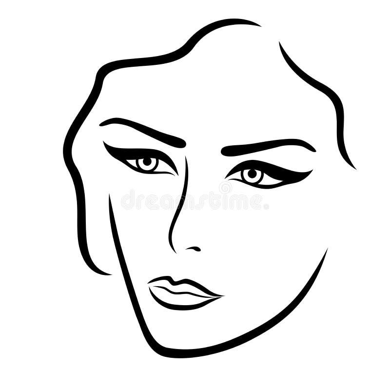 Lady Outline Stock Illustrations – 85,277 Lady Outline Stock ...