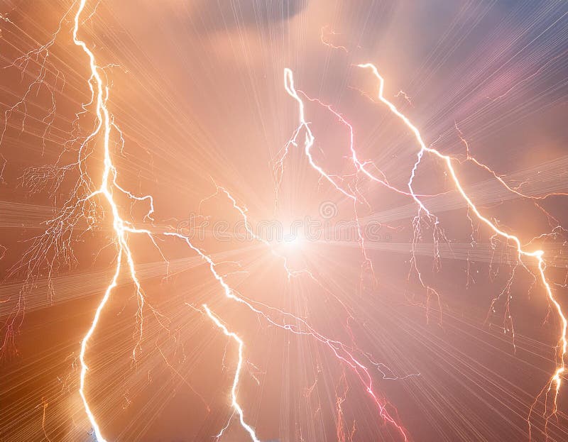 Abstract Zap Lightning Bolt Excitement Modern Gradient Background Stock ...