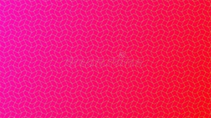 Abstract Zig Zag on Red Background with Dynamic Effect. Vector ...