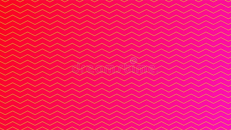 Abstract Zig Zag on Red Background with Dynamic Effect. Vector ...