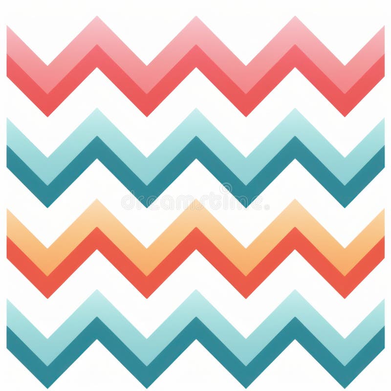 Abstract Zigzag Pattern on White Background AI Generated Stock ... Abstract Zigzag Pattern on White Background AI Generated Stock ...