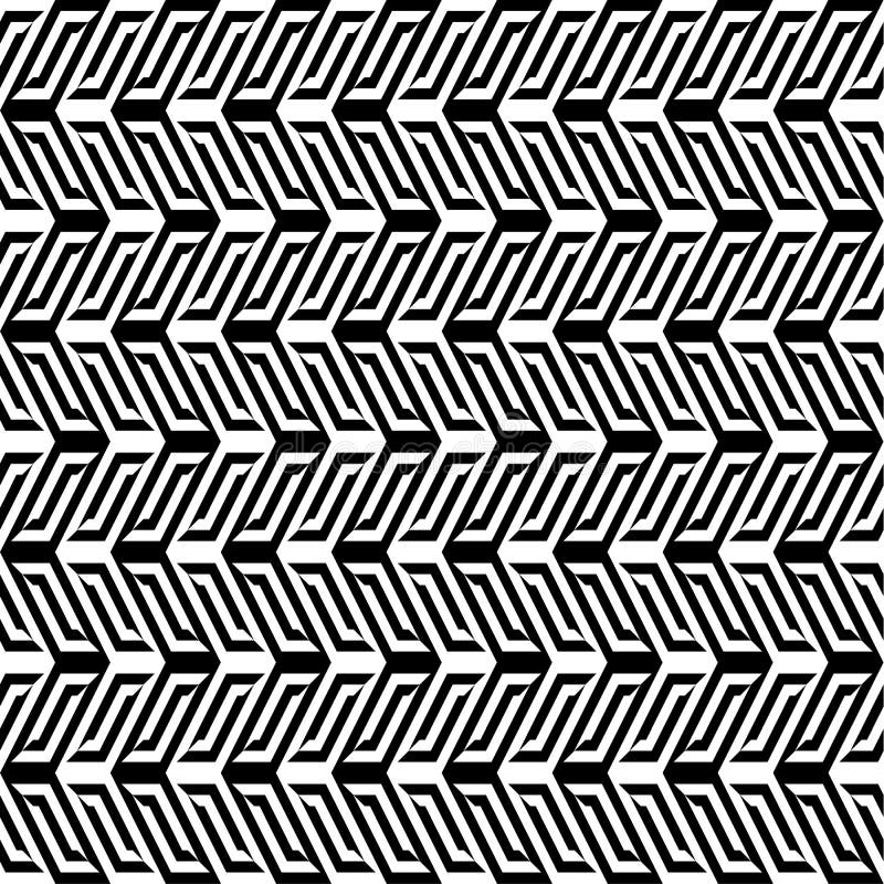 Abstract Zwart & Wit Patroon Stock Illustratie - Illustration of ...