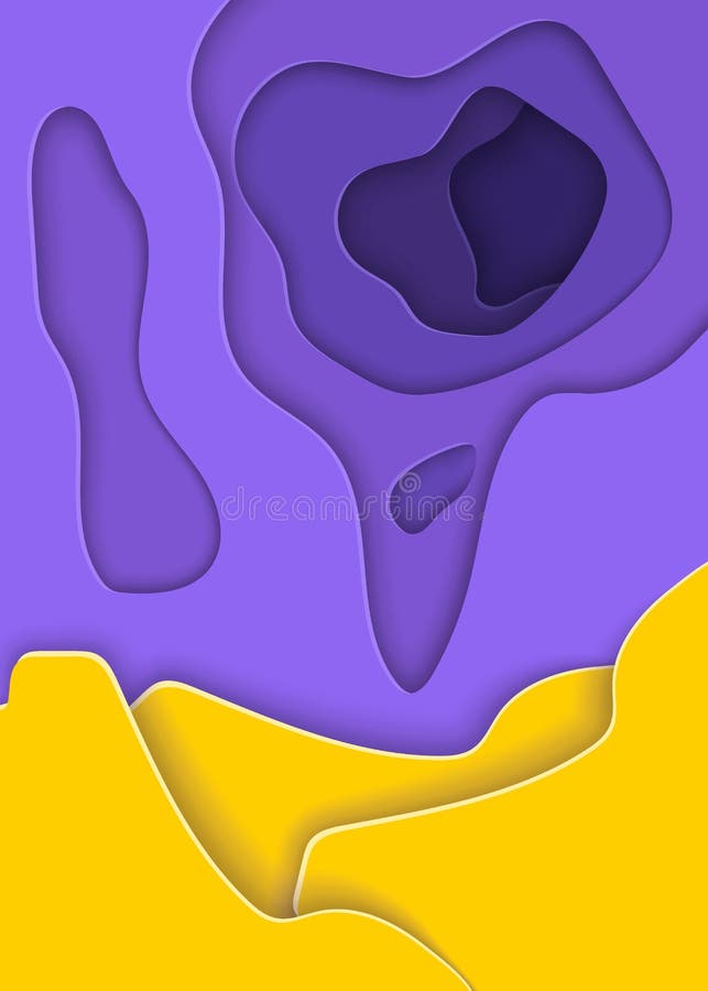 Abstractbackground with Shapes Form. Paper Style Stock Vector ...