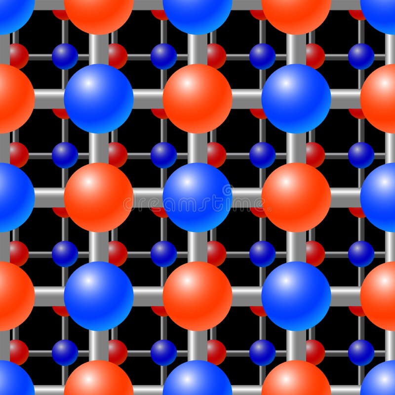 Abstracte Achtergrond Met Kristalrooster Vector Illustratie ...