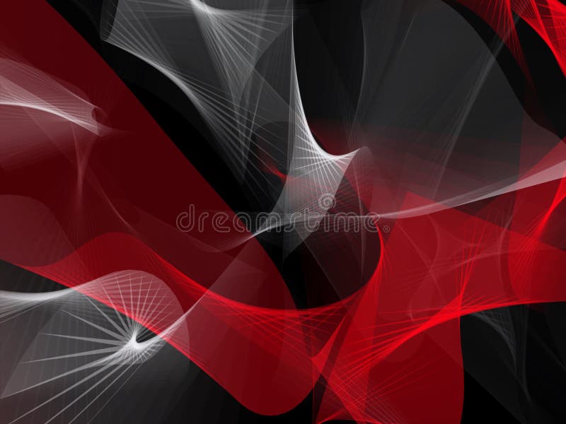 Abstracte Achtergrond, Rood, Zwart Wit, Stock Illustratie ...