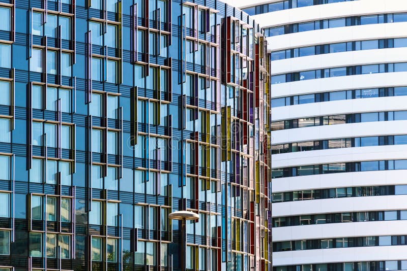 Abstracte Architectuur Van Een Modern Gebouw Stock Afbeelding - Image ...