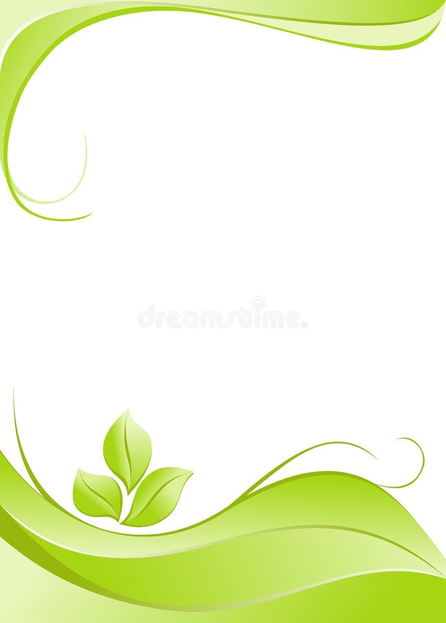 Abstracte Groene Krul vector illustratie. Illustration of elegantie ...