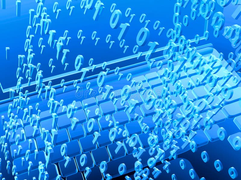 Abstracte Computerachtergrond Stock Illustratie - Illustration of uitwisseling, aansluting: 10711289