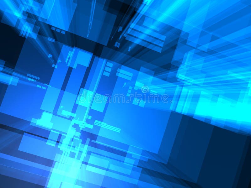 Abstracte Computerachtergrond Stock Illustratie - Illustration of technologie, futuristisch ...