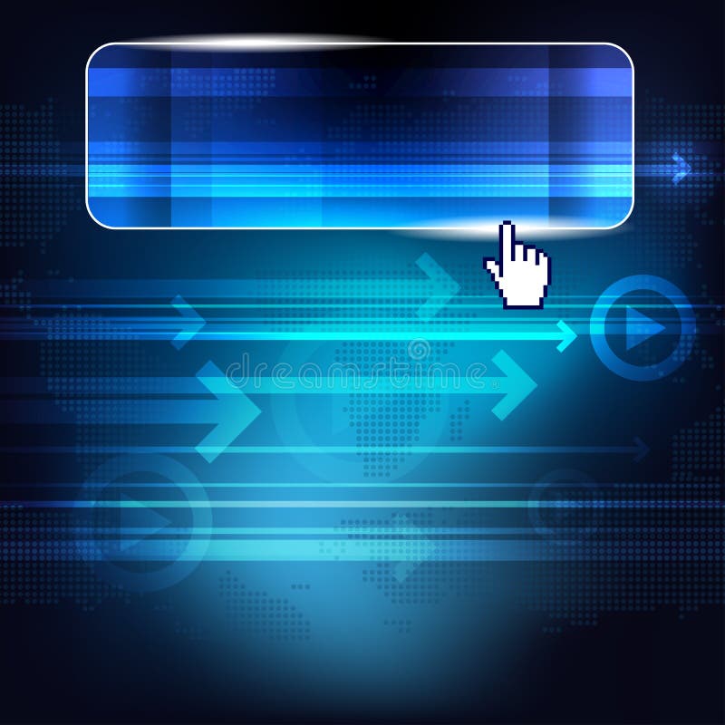 Abstracte Computerachtergrond Vector Illustratie - Illustration of aanraking, achtergrond: 23400983