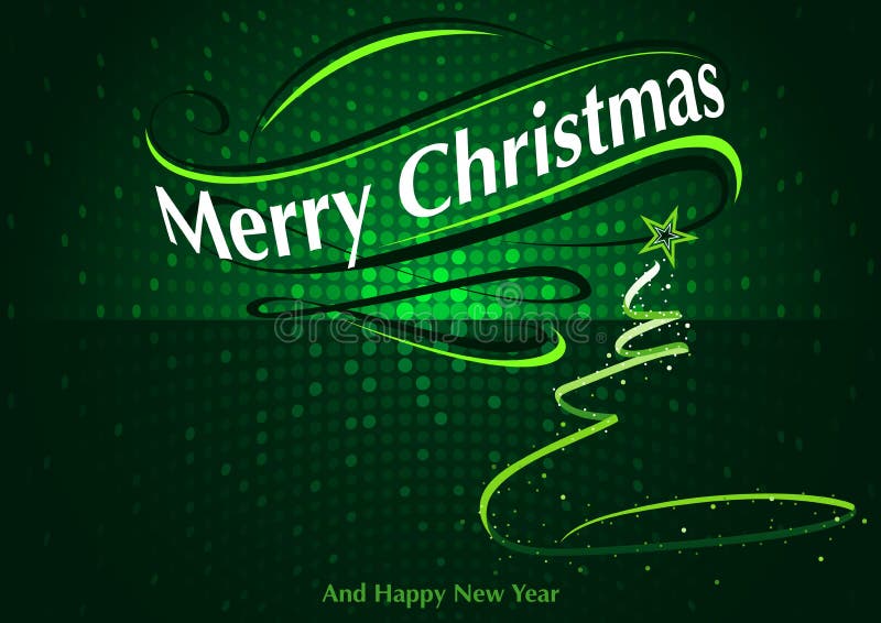 Abstracte Groene Krul vector illustratie. Illustration of elegantie ...