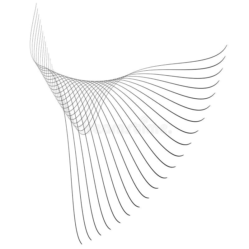 Abstracte lijnen stock illustratie. Illustration of flinterdun - 40857777