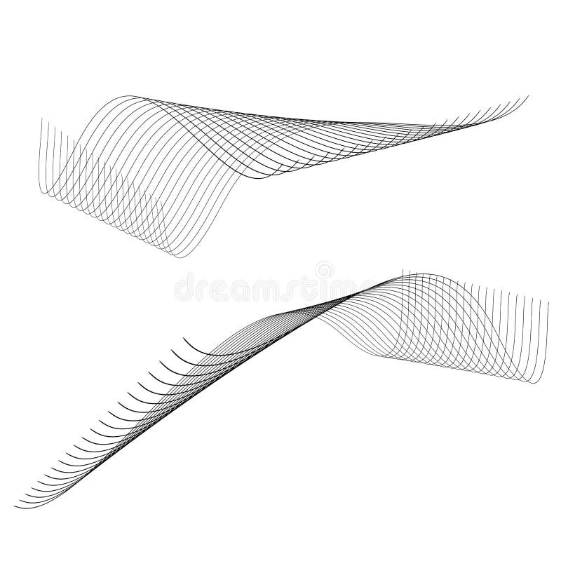 Abstracte lijnen stock illustratie. Illustration of lijn - 40857779