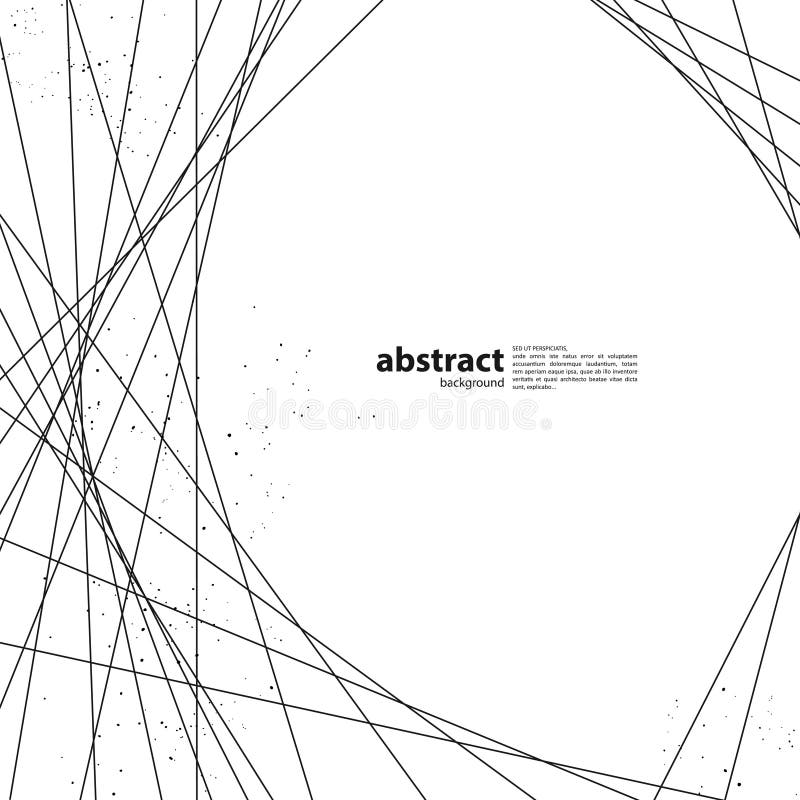 Het Abstracte Element Van Het Ontwerp Wireframevoorwerp Met Lijnen En ...