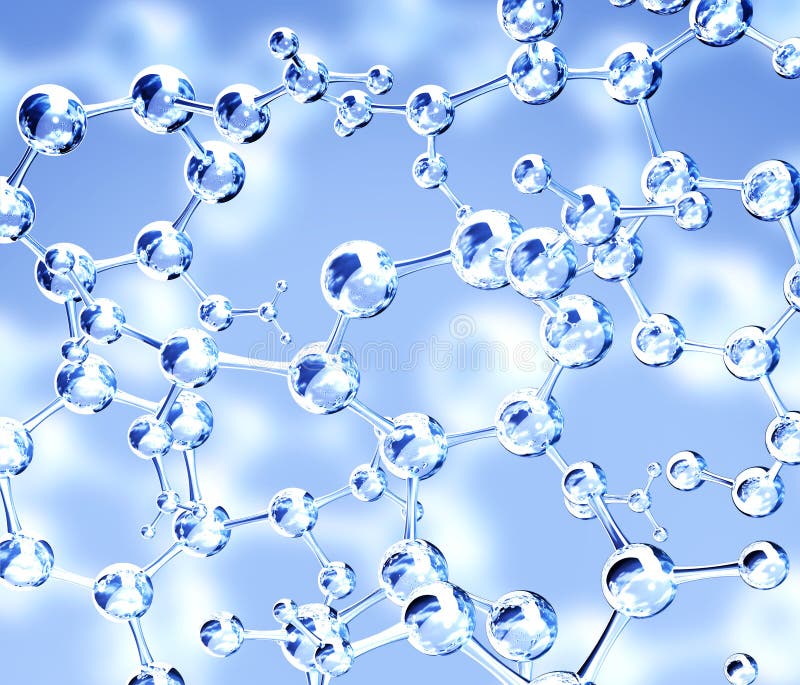 Moleculaire Structuur stock afbeelding. Image of illustratie - 36703403