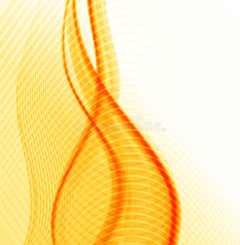 Abstracte Oranje, Gele En Witte Achtergrond Vector Illustratie ...