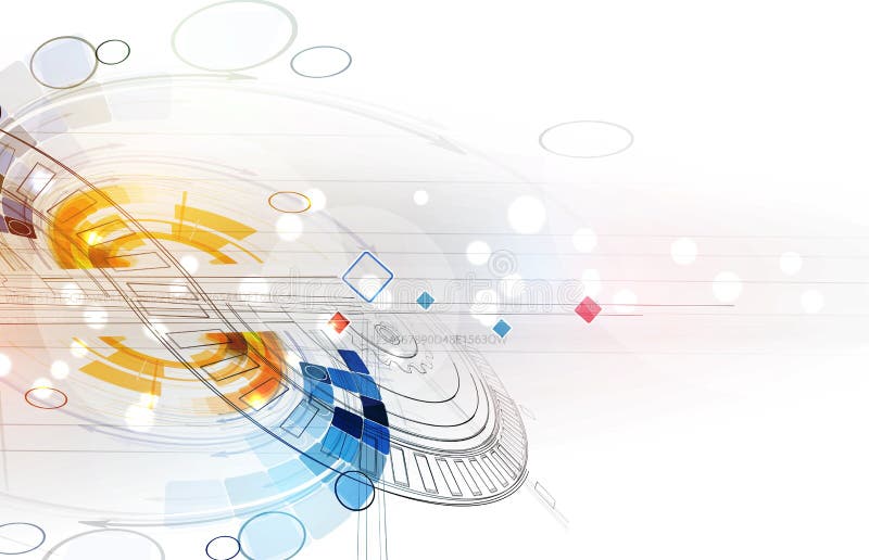 Abstracte Technologiezaken Als Achtergrond & Ontwikkelingsrichting ...