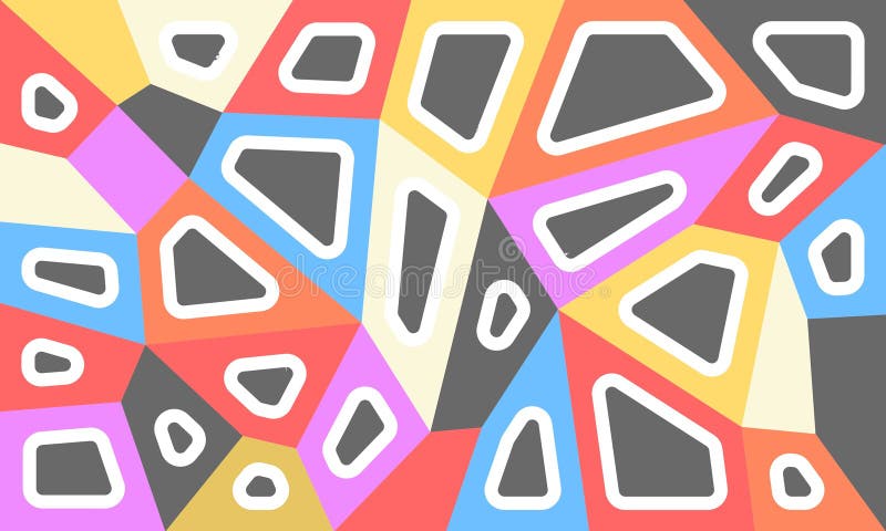 Abstractgeometric Cell Pattern.diagram Voronoi Vector Illustration Eps ...