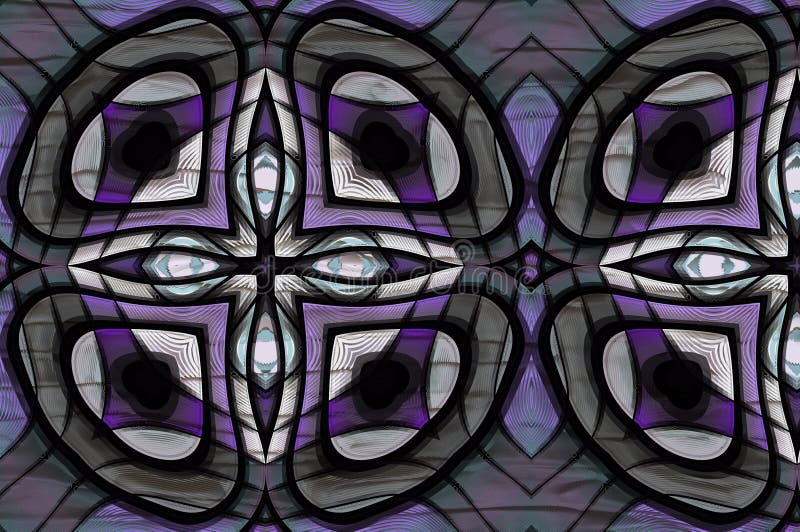 Abstracting Shapes Merging Designs Background Stock Illustration ...