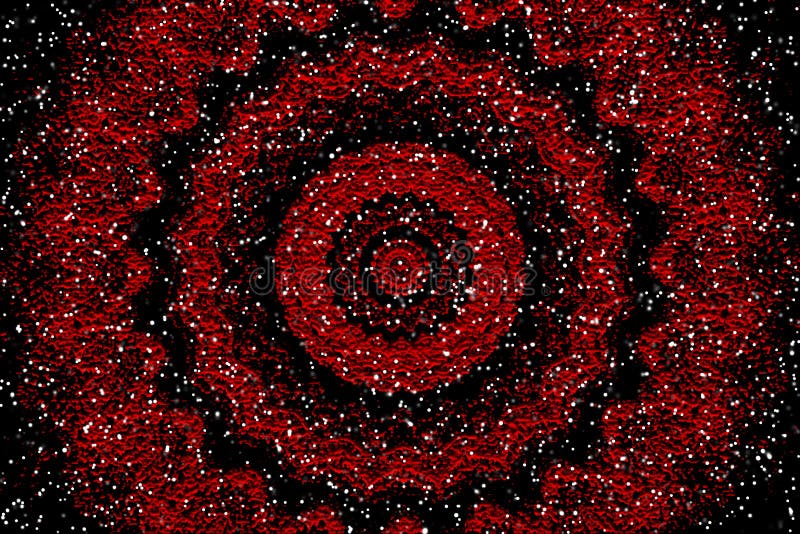 Abstraction. Another Cosmos. Gamma Rays and Lights Stock Illustration ...