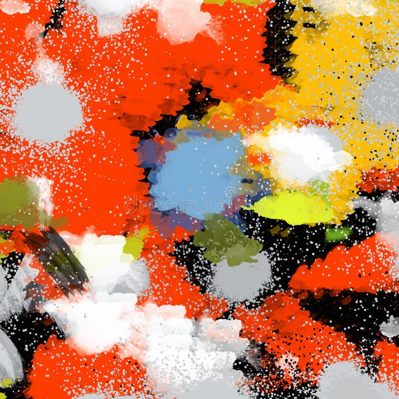 Abstraction As an Object in Art Stock Illustration - Illustration of ...