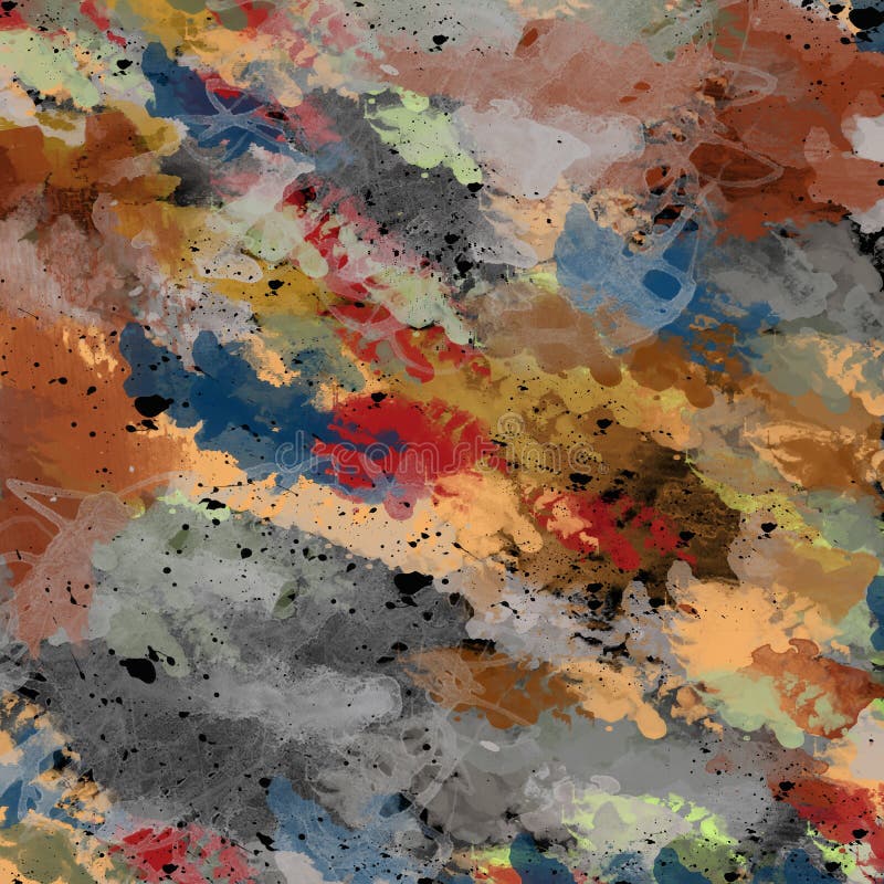 Abstraction As an Object in Art Stock Illustration - Illustration of ...