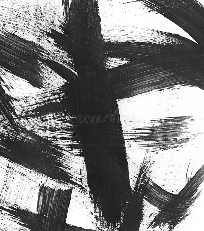 Abstraction for Background, Rectangular Pattern with Black Paint on ...