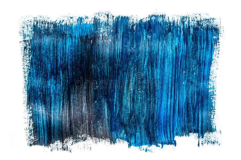Abstraction for Background, Rectangular Pattern with Blue Paint on ...