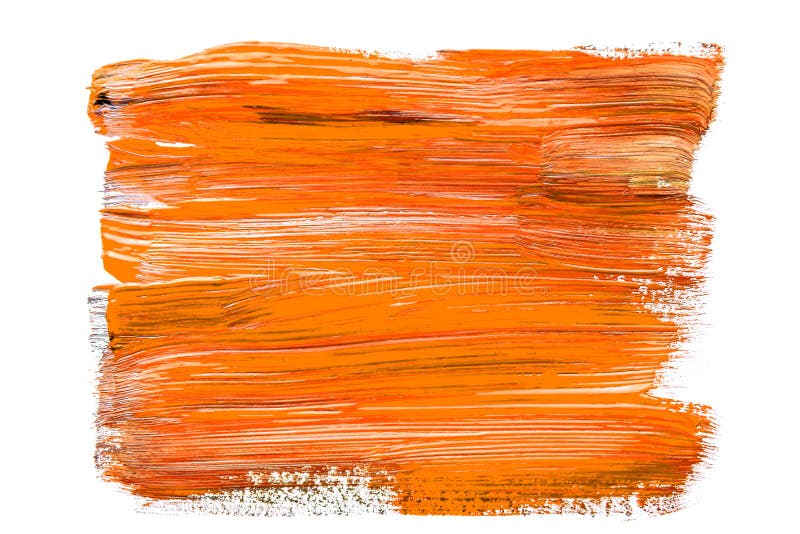 Abstraction for Background, Rectangular Pattern with Orange Paint on ...
