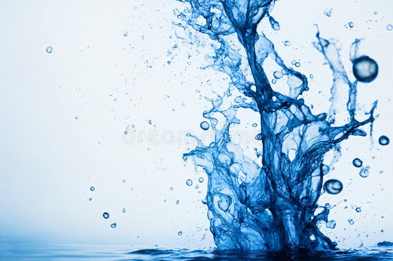 Abstract Water Background. Water Explosion Stock Illustration ...