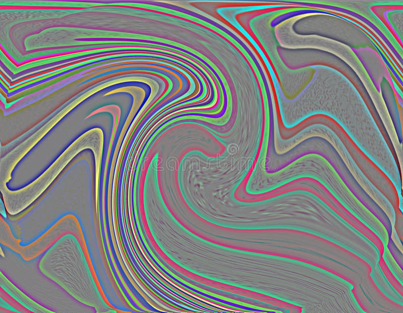 Abstraction of Colors. Unknown Space, Rays and Currents Stock ...