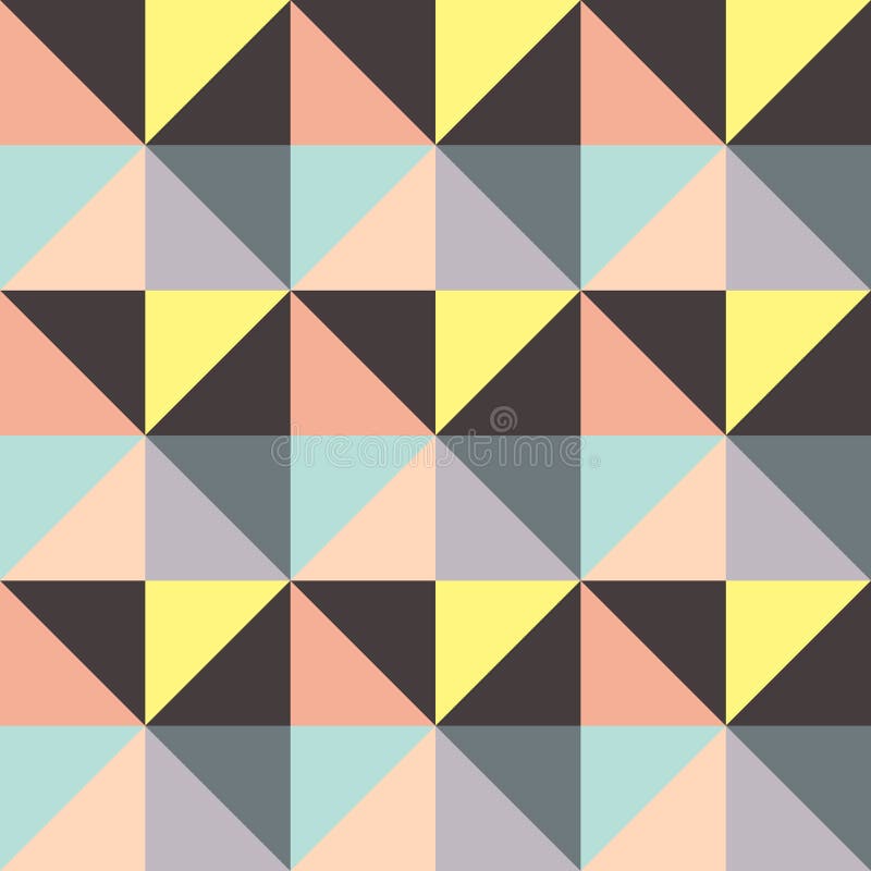 Abstraction Composed of Different Triangles. Modern Sealmless Abstract ...