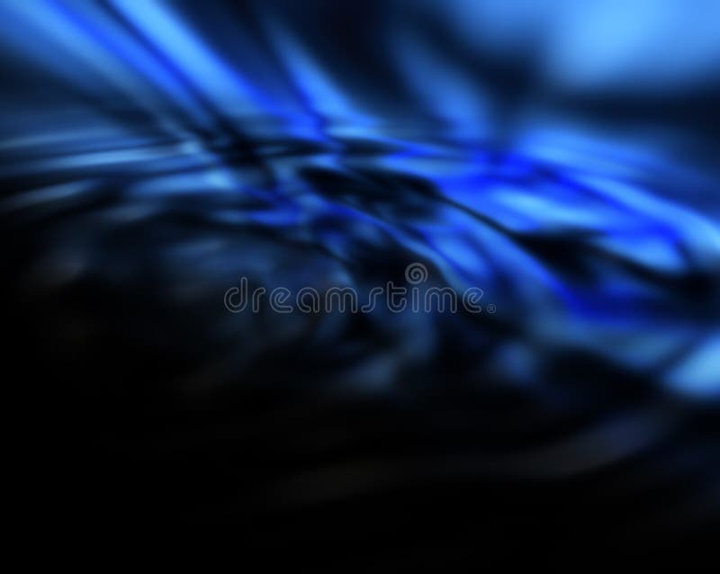 Abstraction in Dark Blue Tones, Magical Mysterious Waves Stock ...