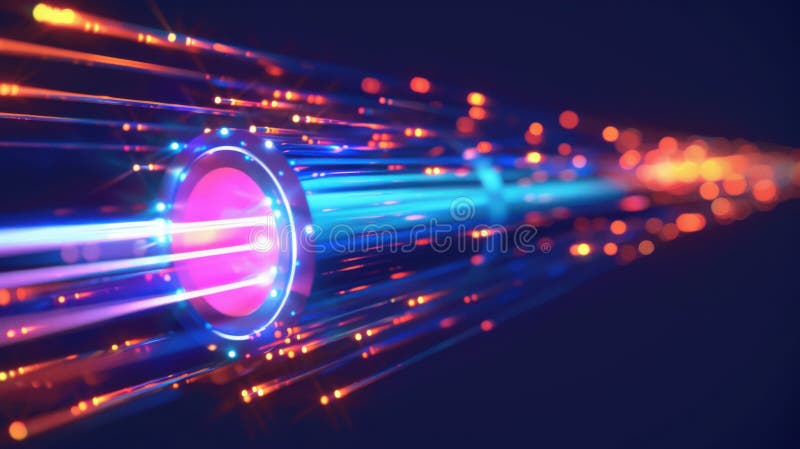 Abstraction of Data Transmission Using Fiber Optic Cable in Section ...