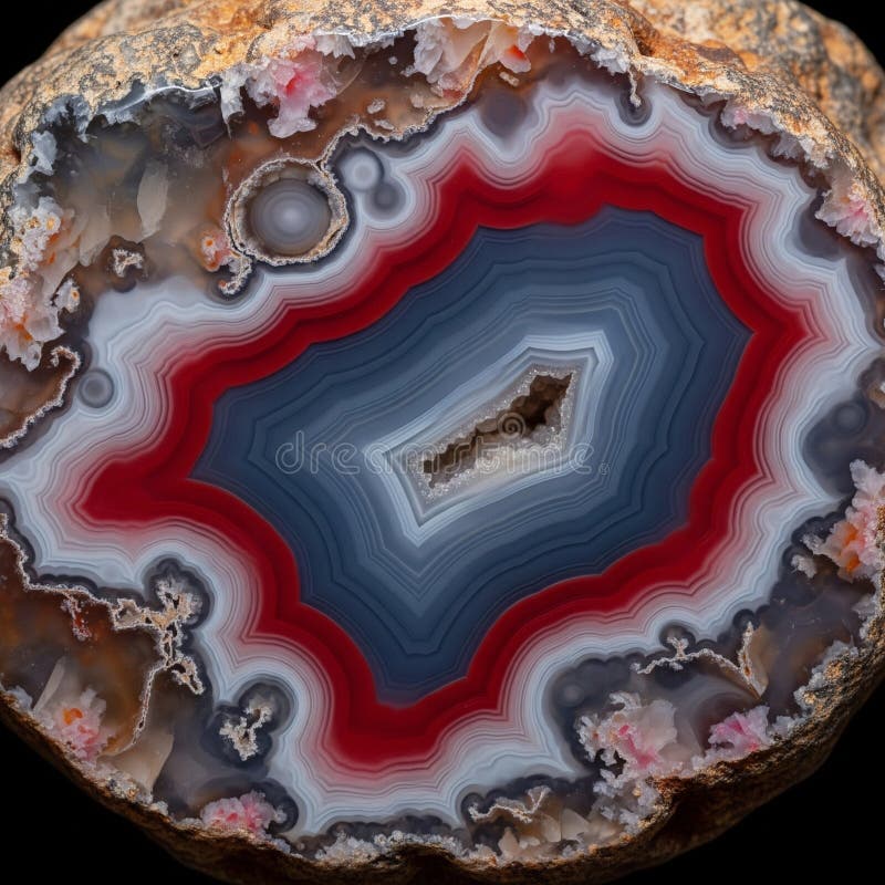 Abstraction of Different Colors of Unusual Shape Stock Illustration ...