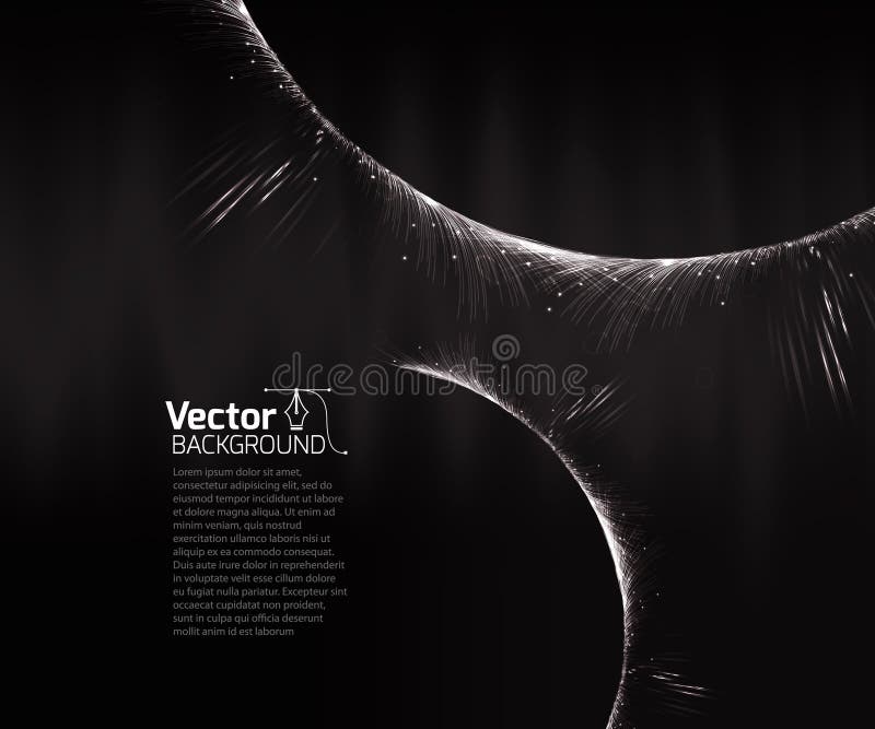 Abstraction dynamic line stock illustration. Illustration of movement ...