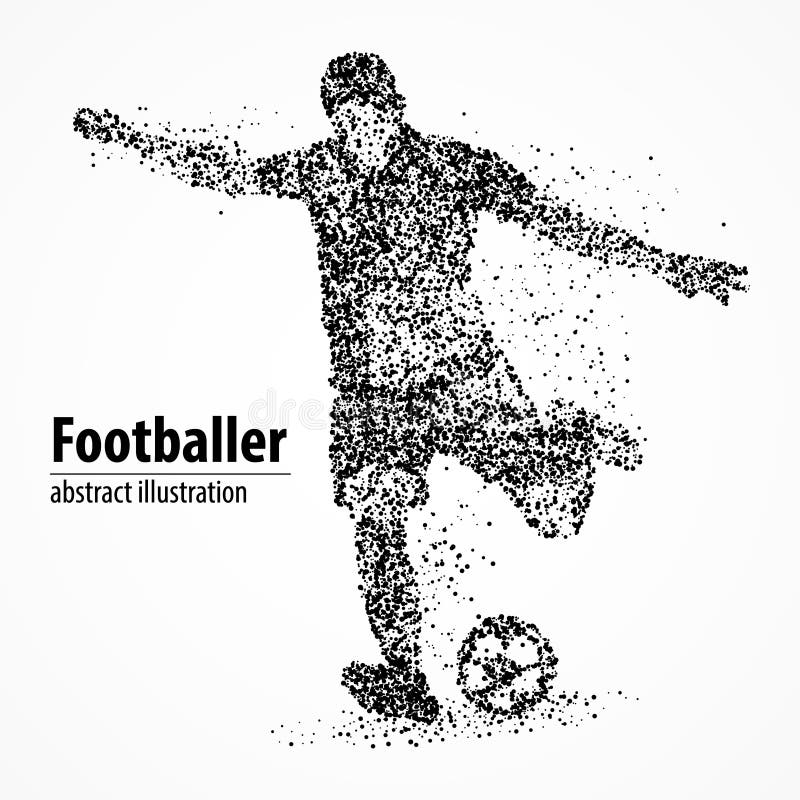 Abstraction, Football, Athlete Stock Vector - Illustration of outdoor ...