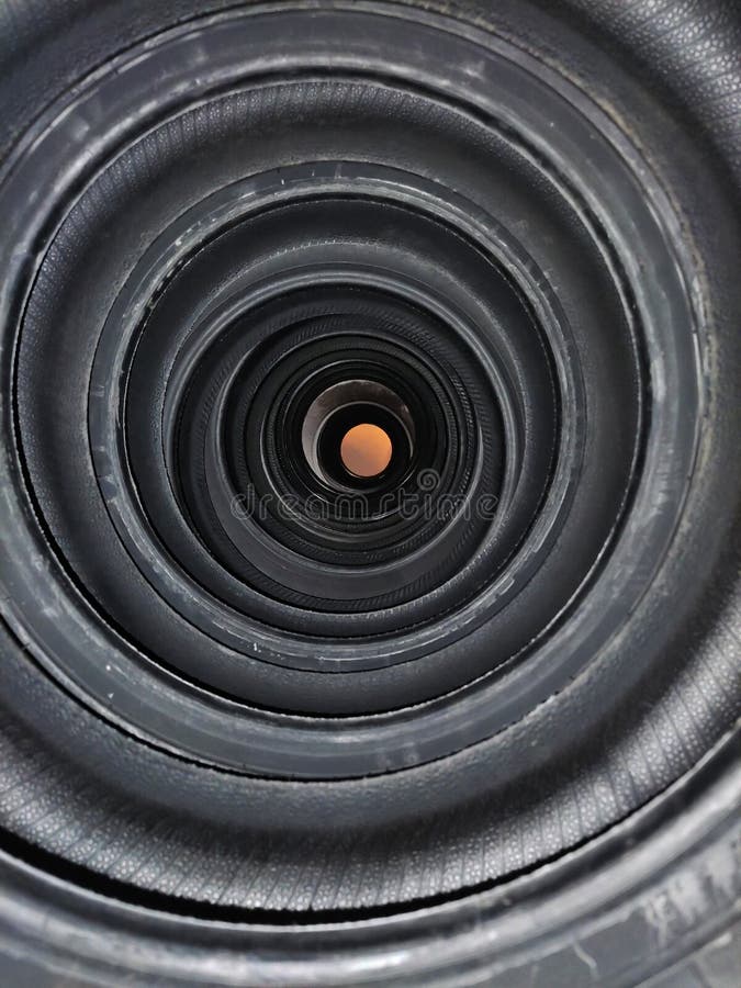 An Abstraction in the Form of a Perspective of the Inner Part of a Row ...